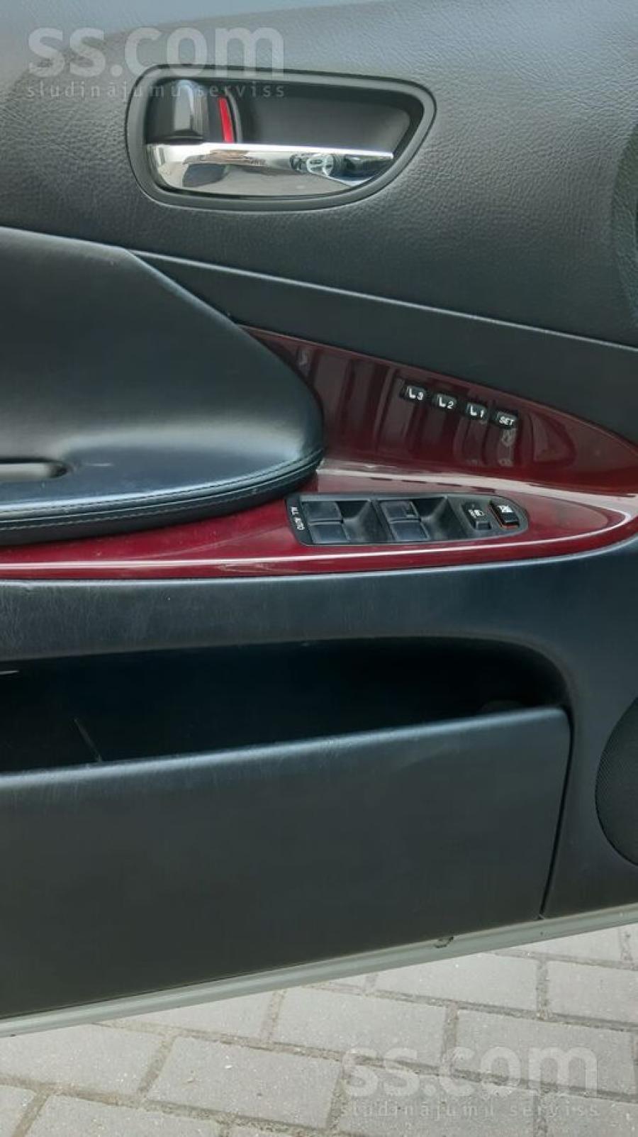 Pelēks Lexus GS 2006 Rīga, ar dzinēja tilpumu 3.00 L un nobraukumu 230 tūkst. km par 4000 €, foto 7 vietnē AUTOMOTO.COM.LV