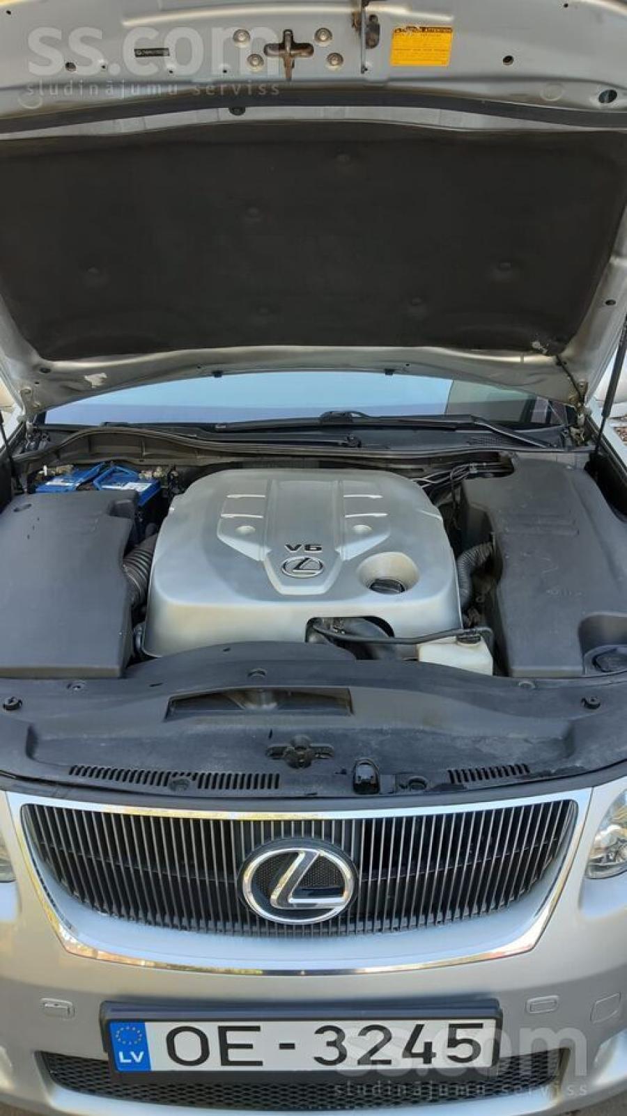 Pelēks Lexus GS 2006 Rīga, ar dzinēja tilpumu 3.00 L un nobraukumu 230 tūkst. km par 4000 €, foto 13 vietnē AUTOMOTO.COM.LV