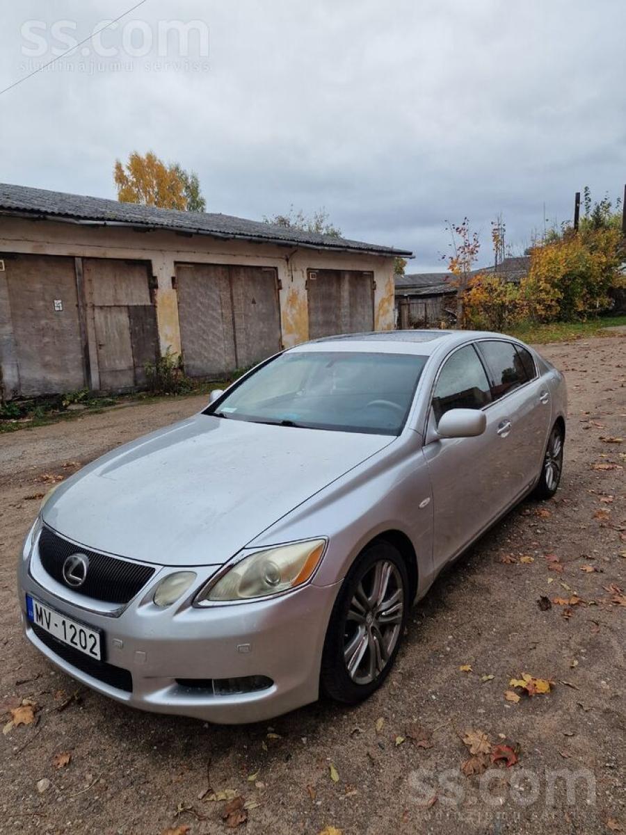 Grey Lexus GS 2007 in Riga, with an engine capacity of 3.50 L and mileage of 186 thousand km for 4490 €, photo 5 on AUTOMOTO.COM.LV