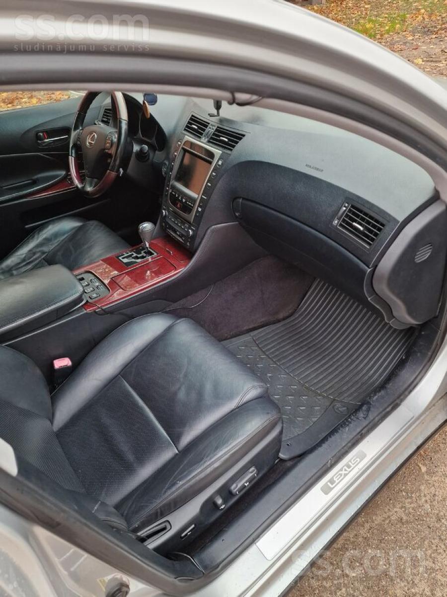 Grey Lexus GS 2007 in Riga, with an engine capacity of 3.50 L and mileage of 186 thousand km for 4490 €, photo 14 on AUTOMOTO.COM.LV