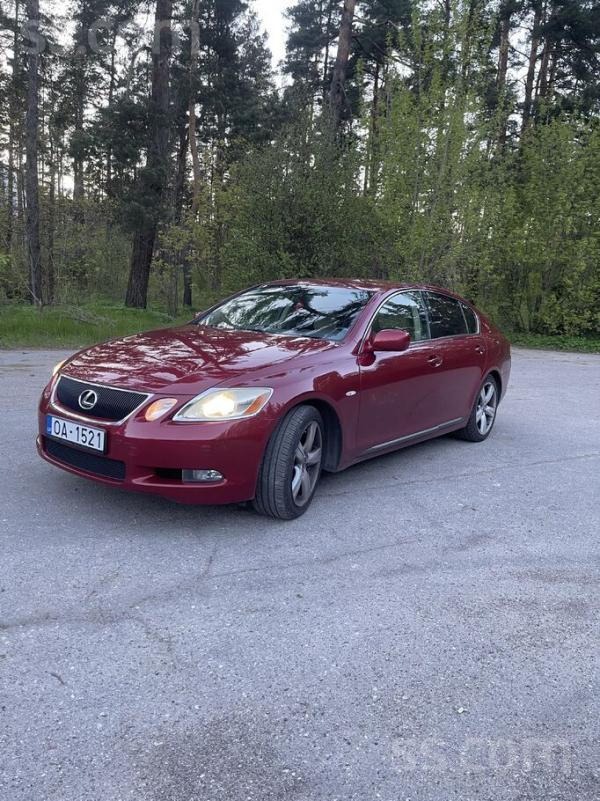 Red Lexus GS 2005 in Riga, with an engine capacity of 3.00 L and mileage of 236 thousand km for 3490 €, photo 1 on AUTOMOTO.COM.LV