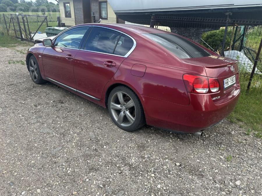 Sarkans Lexus GS 2005 Rīga, ar dzinēja tilpumu 3.00 L un nobraukumu 179 tūkst. km par 700 €, foto 8 vietnē AUTOMOTO.COM.LV