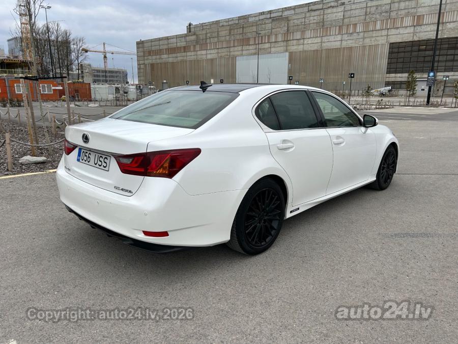 White Lexus GS 2013 in Tallinn, with an engine capacity of 3.50 L and mileage of 210 thousand km for 13700 €, photo 7 on AUTOMOTO.COM.LV