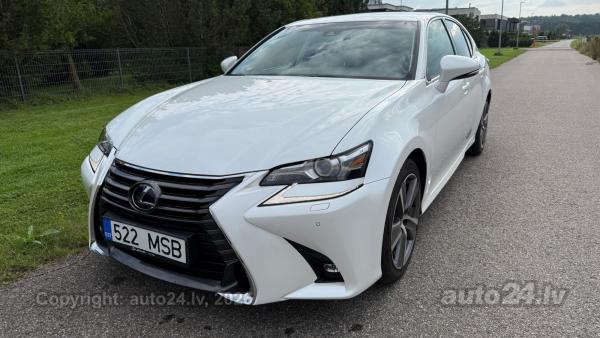 White Lexus GS 2018 in Tallinn, with an engine capacity of 2.50 L and mileage of 46 thousand km for 27900 €, photo 1 on AUTOMOTO.COM.LV
