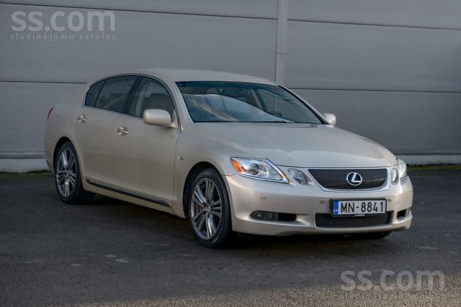 Yellow Lexus GS 2007 in Riga, with an engine capacity of 3.50 L and mileage of 0 thousand km for 3950 €, photo 3 on AUTOMOTO.COM.LV
