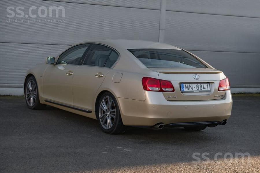 Yellow Lexus GS 2007 in Riga, with an engine capacity of 3.50 L and mileage of 0 thousand km for 3950 €, photo 6 on AUTOMOTO.COM.LV