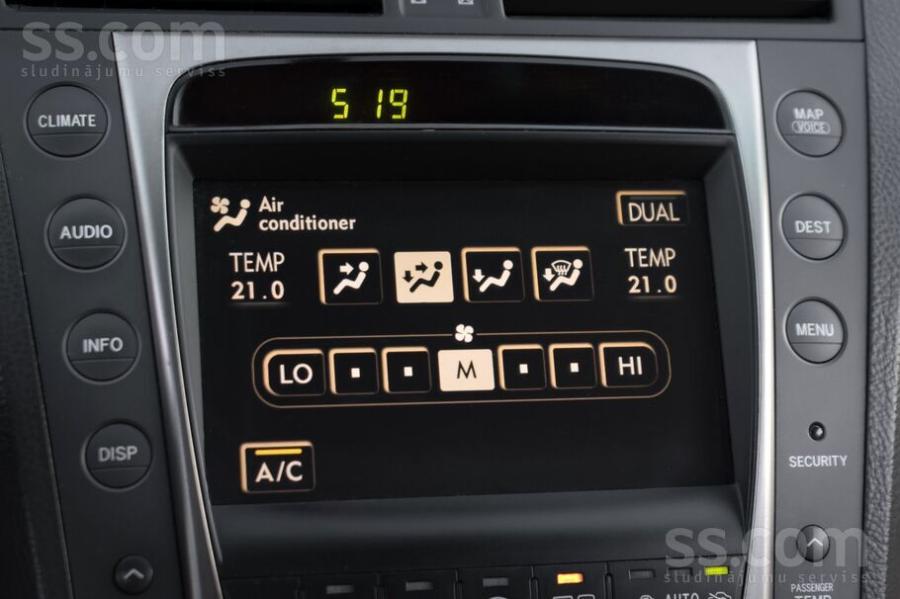 Dzeltens Lexus GS 2007 Rīga, ar dzinēja tilpumu 3.50 L un nobraukumu 247 tūkst. km par 2850 €, foto 28 vietnē AUTOMOTO.COM.LV