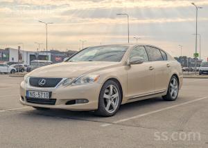 Dzeltens Lexus GS 2008 Rīga, ar dzinēja tilpumu 3.00 L un nobraukumu 214 tūkst. km par 4400 €, foto  vietnē AUTOMOTO.COM.LV
