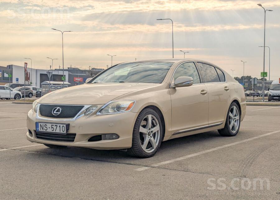 Dzeltens Lexus GS 2008 Rīga, ar dzinēja tilpumu 3.00 L un nobraukumu 214 tūkst. km par 4400 €, foto 1 vietnē AUTOMOTO.COM.LV