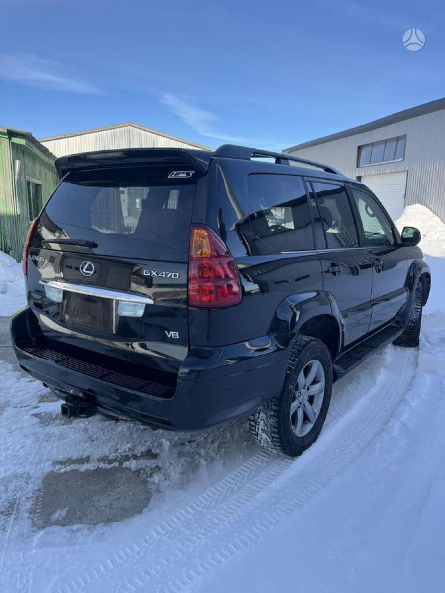 Black Lexus GX 460 2004 in Klaipeda, with an engine capacity of 4.60 L and mileage of 235 thousand km for 12500 €, photo 6 on AUTOMOTO.COM.LV
