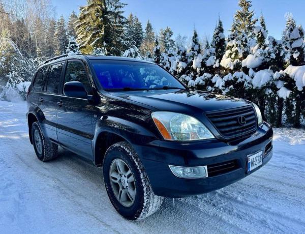 Melns Lexus GX 470 2004 Viļņa, ar dzinēja tilpumu 4.70 L un nobraukumu 230 tūkst. km par 7700 €, foto 1 vietnē AUTOMOTO.COM.LV