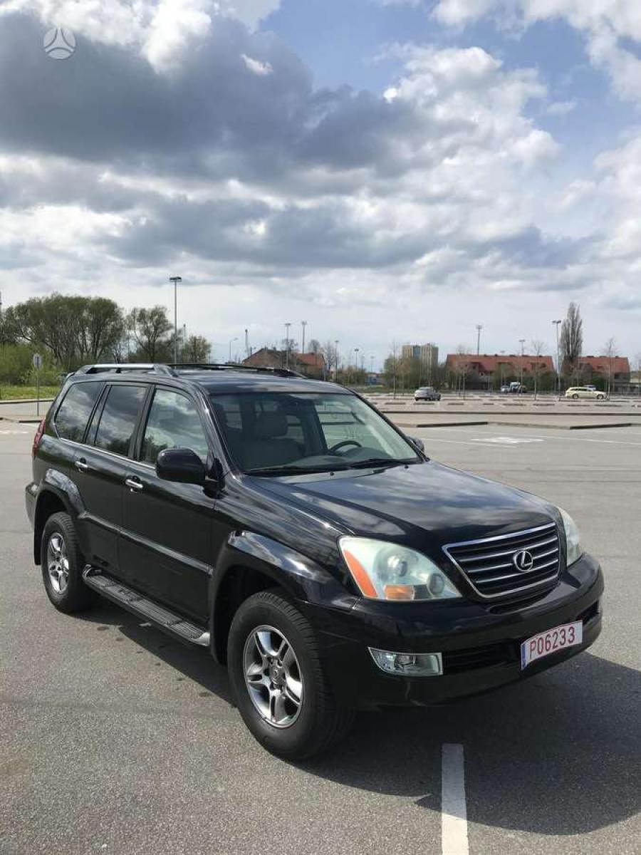 Melns Lexus GX 470 2008 Klaipėda, ar dzinēja tilpumu 4.70 L un nobraukumu 207 tūkst. km par 7000 €, foto 1 vietnē AUTOMOTO.COM.LV