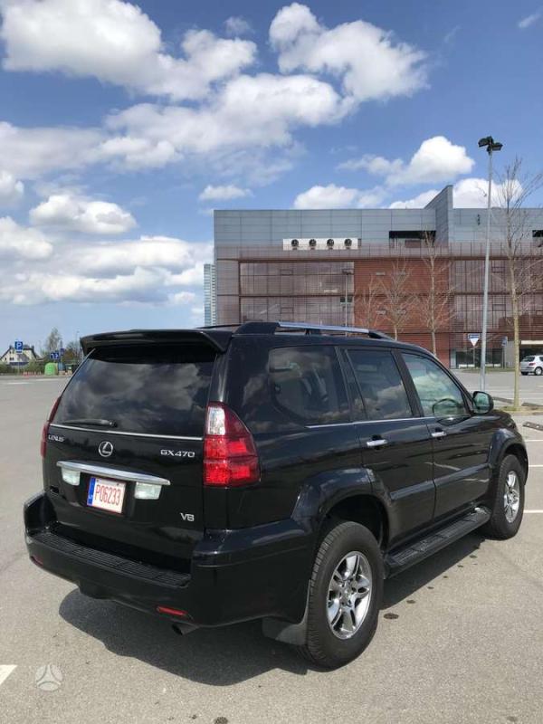 Черный Лексус GX 470 2008 в Клайпеда, объемом двигателя 4.70 л и пробегом 207 тыс. км за 7000 €, фото 2 на AUTOMOTO.COM.LV