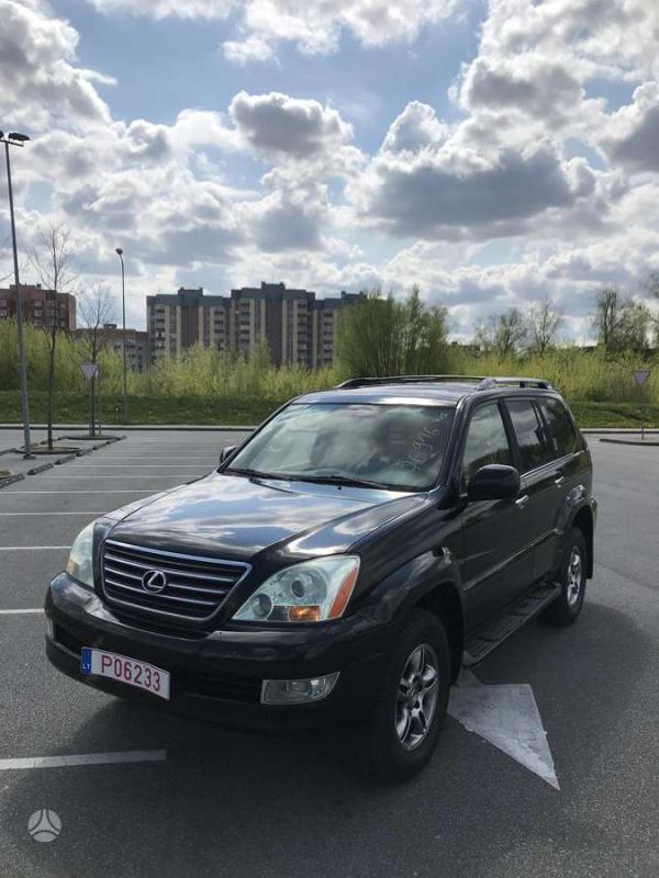 Черный Лексус GX 470 2008 в Клайпеда, объемом двигателя 4.70 л и пробегом 207 тыс. км за 7000 €, фото 4 на AUTOMOTO.COM.LV