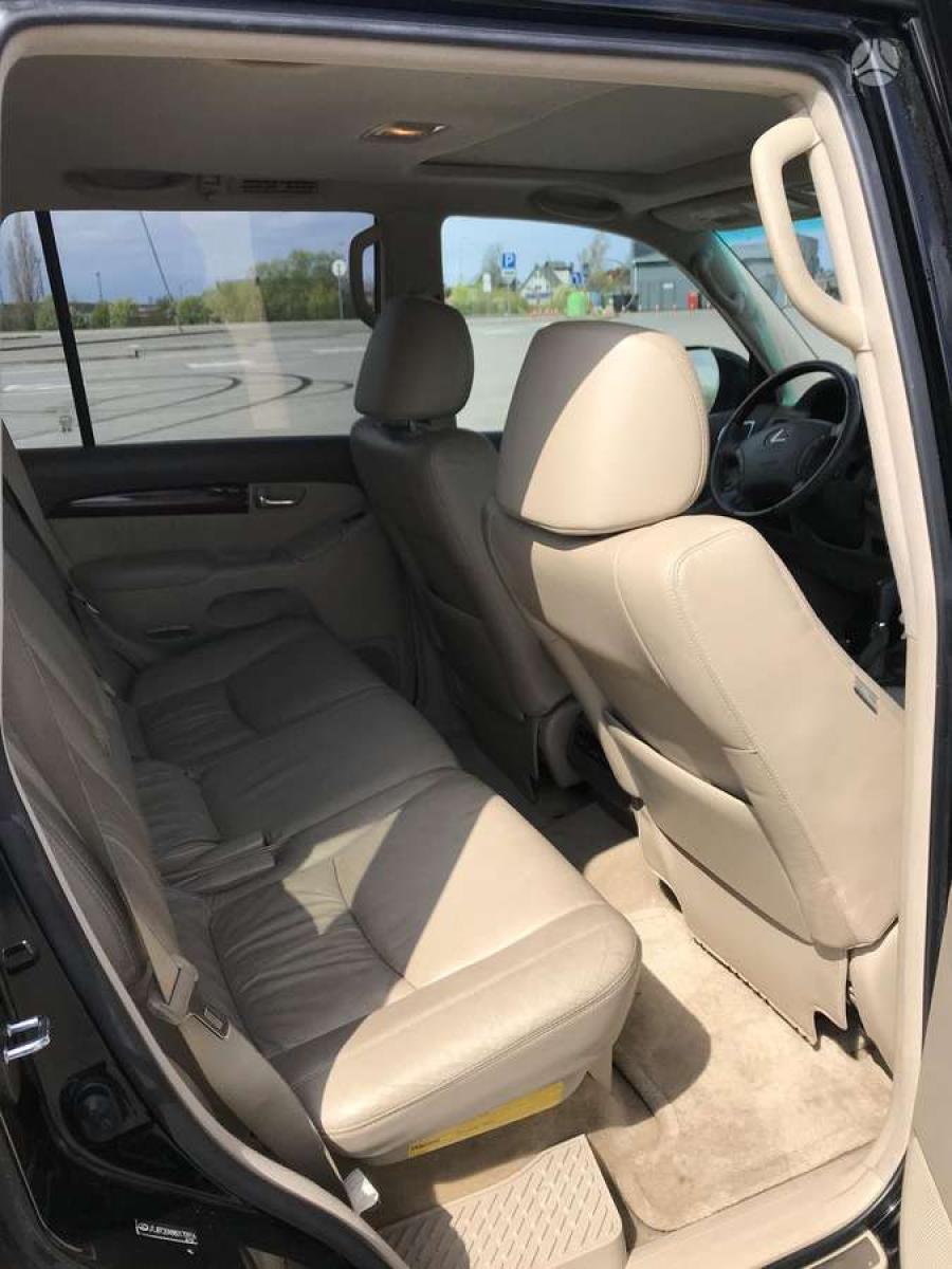 Melns Lexus GX 470 2008 Klaipėda, ar dzinēja tilpumu 4.70 L un nobraukumu 207 tūkst. km par 7000 €, foto 10 vietnē AUTOMOTO.COM.LV
