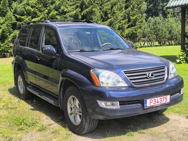 Blue Lexus GX 470 2006 in Vilnius, with an engine capacity of 4.66 L and mileage of 300 thousand km for 11500 €, photo 4 on AUTOMOTO.COM.LV