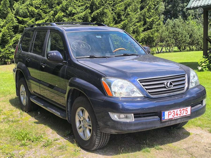 Blue Lexus GX 470 2006 in Vilnius, with an engine capacity of 4.66 L and mileage of 300 thousand km for 11500 €, photo 5 on AUTOMOTO.COM.LV