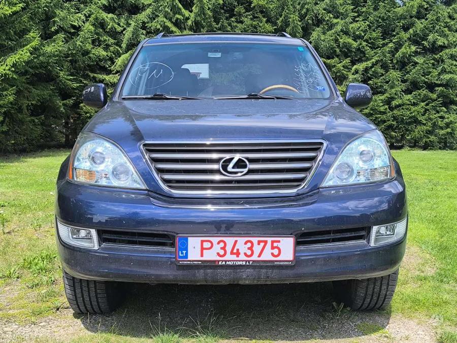 Blue Lexus GX 470 2006 in Vilnius, with an engine capacity of 4.66 L and mileage of 300 thousand km for 11500 €, photo 8 on AUTOMOTO.COM.LV
