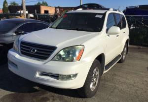 Белый Лексус GX 470 2008 в Клайпеда, объемом двигателя 4.66 л и пробегом 0 тыс. км за 7500 €, фото  на AUTOMOTO.COM.LV
