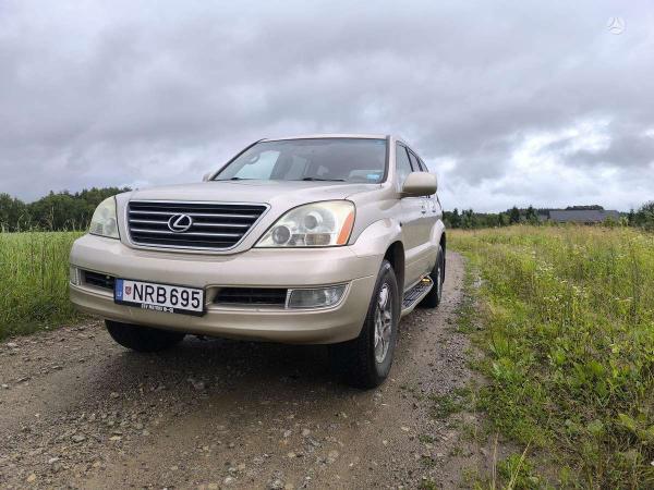 Yellow Lexus GX 470 2008 in Vilnius, with an engine capacity of 4.66 L and mileage of 188 thousand km for 14520 €, photo 1 on AUTOMOTO.COM.LV
