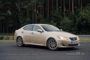 Beige Lexus IS 2006 in Tallinn, with an engine capacity of 2.50 L and mileage of 274 thousand km for 5500 €, photo 3 on AUTOMOTO.COM.LV
