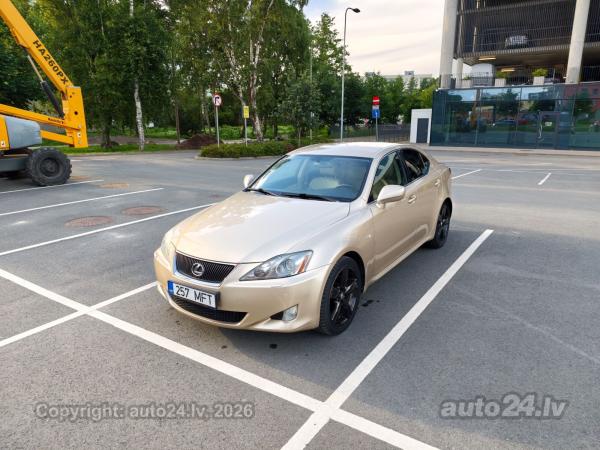 Beige Lexus IS 2006 in Tallinn, with an engine capacity of 2.50 L and mileage of 245 thousand km for 4800 €, photo 1 on AUTOMOTO.COM.LV