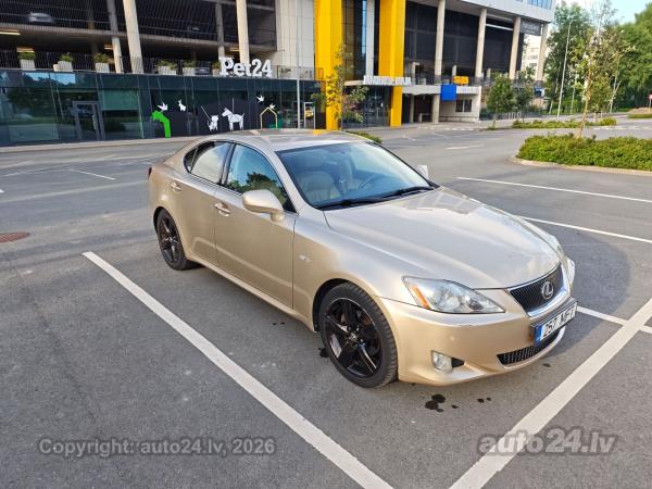 Beige Lexus IS 2006 in Tallinn, with an engine capacity of 2.50 L and mileage of 245 thousand km for 4800 €, photo 3 on AUTOMOTO.COM.LV