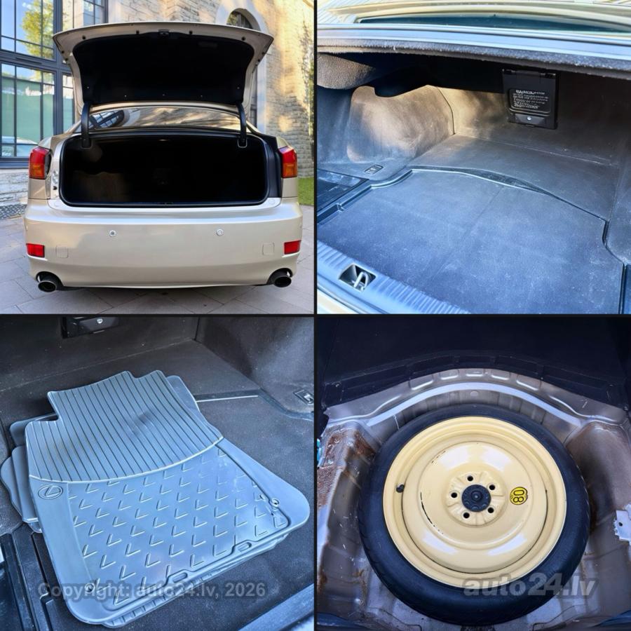 Smilšu krāsa Lexus IS 2006 Tallina, ar dzinēja tilpumu 2.50 L un nobraukumu 0 tūkst. km par 2999 €, foto 9 vietnē AUTOMOTO.COM.LV