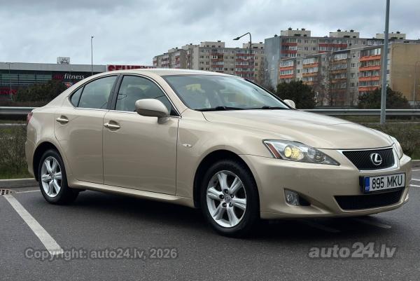 Smilšu krāsa Lexus IS 2007 Tallina, ar dzinēja tilpumu 2.20 L un nobraukumu 255 tūkst. km par 2999 €, foto 1 vietnē AUTOMOTO.COM.LV