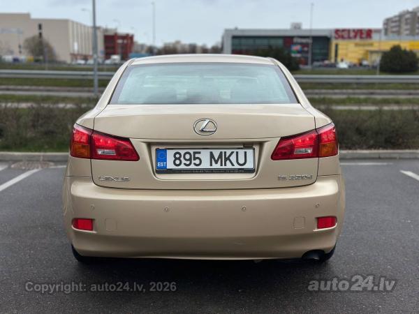 Smilšu krāsa Lexus IS 2007 Tallina, ar dzinēja tilpumu 2.20 L un nobraukumu 255 tūkst. km par 2999 €, foto 5 vietnē AUTOMOTO.COM.LV