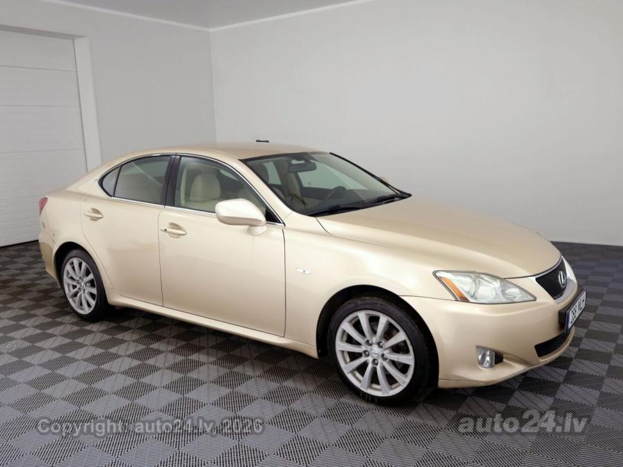 Smilšu krāsa Lexus IS 2008 Tallina, ar dzinēja tilpumu 2.50 L un nobraukumu 269 tūkst. km par 3999 €, foto 1 vietnē AUTOMOTO.COM.LV