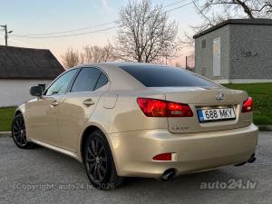 Beige Lexus IS 2008 in Tallinn, with an engine capacity of 2.50 L and mileage of 183 thousand km for 7290 €, photo 3 on AUTOMOTO.COM.LV