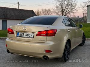 Beige Lexus IS 2008 in Tallinn, with an engine capacity of 2.50 L and mileage of 183 thousand km for 7290 €, photo 5 on AUTOMOTO.COM.LV