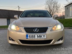 Beige Lexus IS 2008 in Tallinn, with an engine capacity of 2.50 L and mileage of 183 thousand km for 7290 €, photo 6 on AUTOMOTO.COM.LV