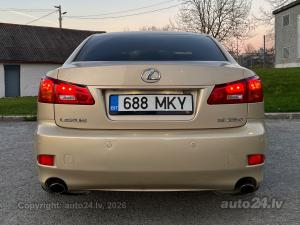 Beige Lexus IS 2008 in Tallinn, with an engine capacity of 2.50 L and mileage of 183 thousand km for 7290 €, photo 8 on AUTOMOTO.COM.LV