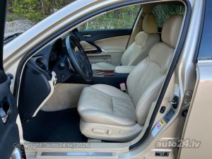 Beige Lexus IS 2008 in Tallinn, with an engine capacity of 2.50 L and mileage of 183 thousand km for 7290 €, photo 12 on AUTOMOTO.COM.LV