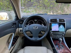 Beige Lexus IS 2008 in Tallinn, with an engine capacity of 2.50 L and mileage of 183 thousand km for 7290 €, photo 17 on AUTOMOTO.COM.LV