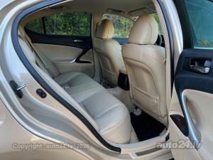 Beige Lexus IS 2008 in Tallinn, with an engine capacity of 2.50 L and mileage of 183 thousand km for 7290 €, photo 20 on AUTOMOTO.COM.LV