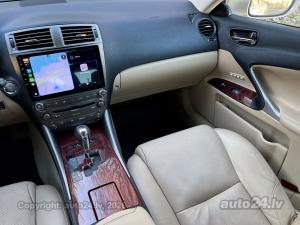Beige Lexus IS 2008 in Tallinn, with an engine capacity of 2.50 L and mileage of 183 thousand km for 7290 €, photo 24 on AUTOMOTO.COM.LV