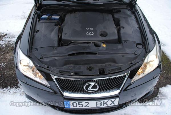 Melns Lexus IS 2006 Veru, ar dzinēja tilpumu 2.50 L un nobraukumu 244 tūkst. km par 3500 €, foto 9 vietnē AUTOMOTO.COM.LV
