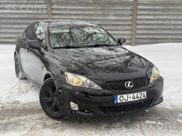 Black Lexus IS 2006 in Jelgava, with an engine capacity of 2.50 L and mileage of 0 thousand km for 4900 €, photo 1 on AUTOMOTO.COM.LV