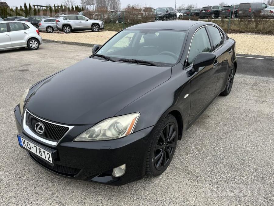 Melns Lexus IS 2007 Rīga, ar dzinēja tilpumu 2.50 L un nobraukumu 250 tūkst. km par 25800 €, foto 1 vietnē AUTOMOTO.COM.LV