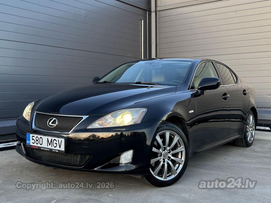 Black Lexus IS 2007 in Tallinn, with an engine capacity of 2.50 L and mileage of 179 thousand km for 6495 €, photo 7 on AUTOMOTO.COM.LV
