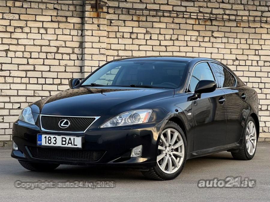 Melns Lexus IS 2007 Tallina, ar dzinēja tilpumu 2.50 L un nobraukumu 198 tūkst. km par 6795 €, foto 1 vietnē AUTOMOTO.COM.LV