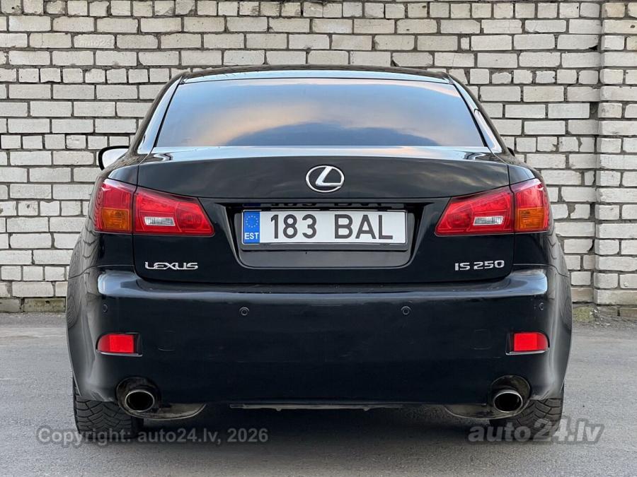 Melns Lexus IS 2007 Tallina, ar dzinēja tilpumu 2.50 L un nobraukumu 198 tūkst. km par 6795 €, foto 6 vietnē AUTOMOTO.COM.LV