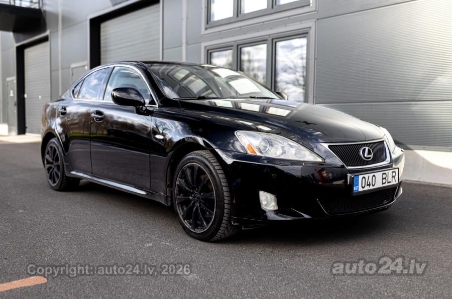 Melns Lexus IS 2007 Tallina, ar dzinēja tilpumu 2.20 L un nobraukumu 250 tūkst. km par 3499 €, foto 1 vietnē AUTOMOTO.COM.LV