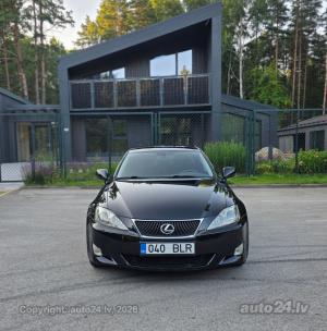 Melns Lexus IS 2007 Tallina, ar dzinēja tilpumu 2.20 L un nobraukumu 251 tūkst. km par 3599 €, foto  vietnē AUTOMOTO.COM.LV