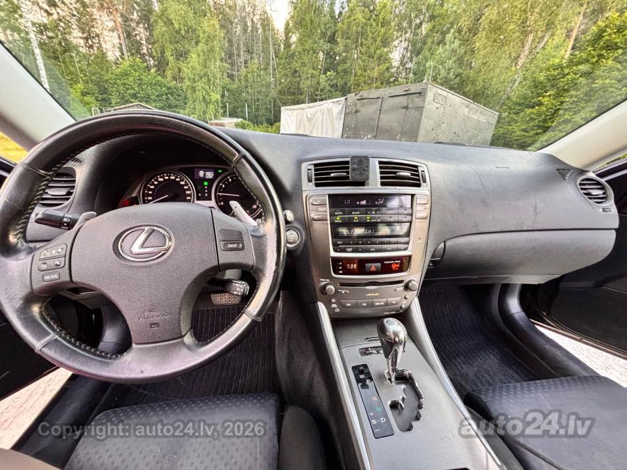 Melns Lexus IS 2007 Tallina, ar dzinēja tilpumu 2.50 L un nobraukumu 260 tūkst. km par 5999 €, foto 9 vietnē AUTOMOTO.COM.LV