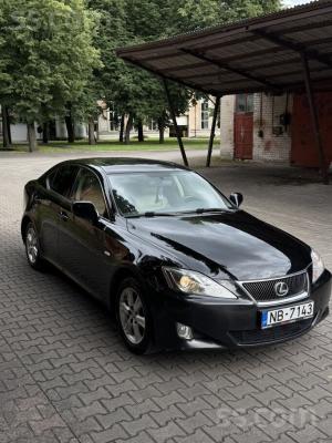 Melns Lexus IS 2007 Jelgava, ar dzinēja tilpumu 2.20 L un nobraukumu 248 tūkst. km par 4800 €, foto  vietnē AUTOMOTO.COM.LV