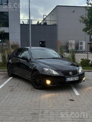 Melns Lexus IS 2007 Rīga, ar dzinēja tilpumu 2.50 L un nobraukumu 244 tūkst. km par 3999 €, foto  vietnē AUTOMOTO.COM.LV